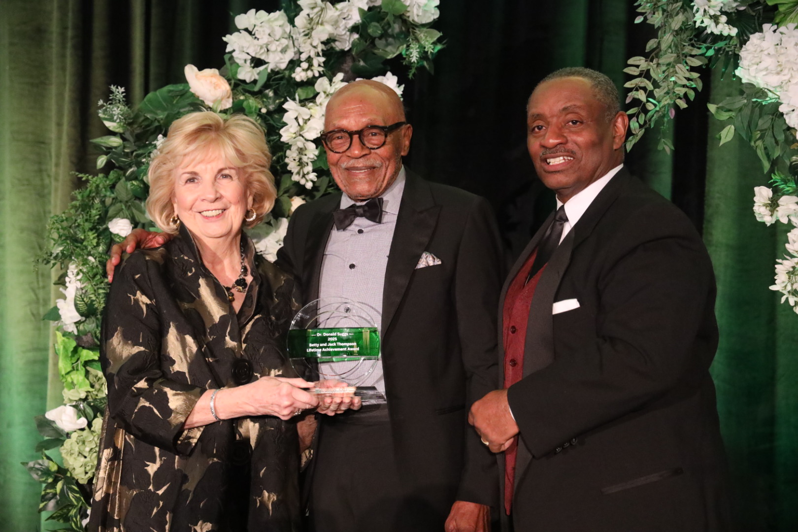 Donald Suggs receives the Betty & Jack Thompson Lifetime Achievement ...